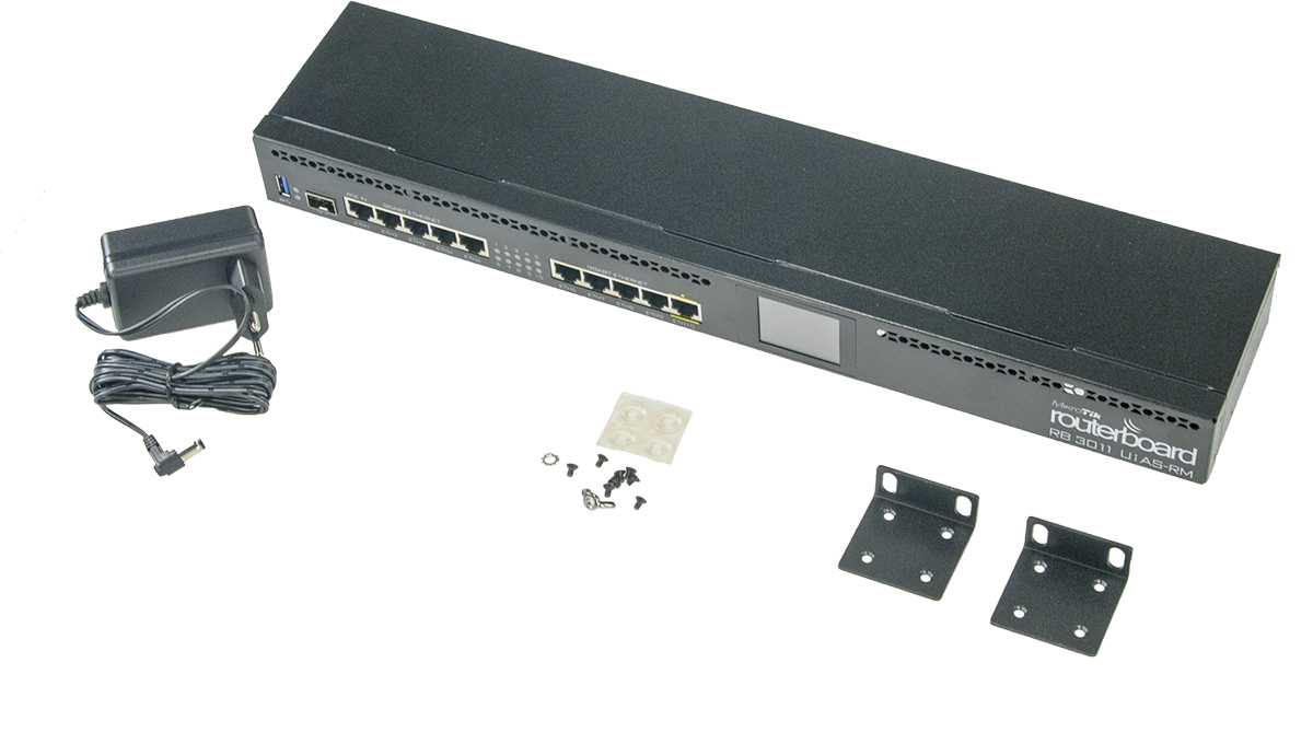 MikroTik RouterBOARD RB3011UiAS-RM 1U 19"