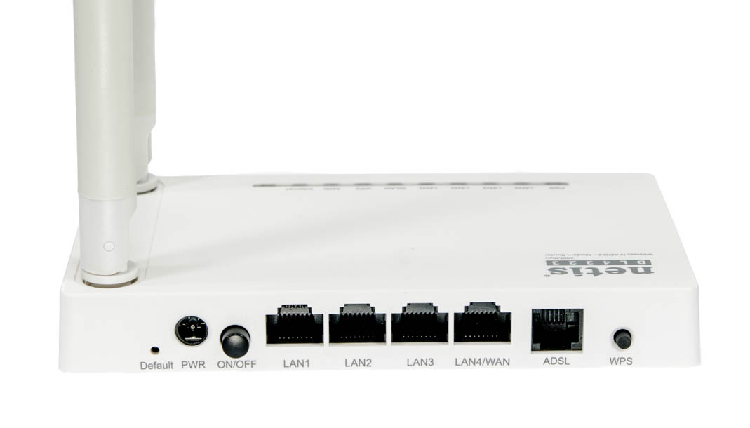 NETIS DL4323 modem ADSL2+, bezprzewodowy router 2.4GHz, 300Mb/s