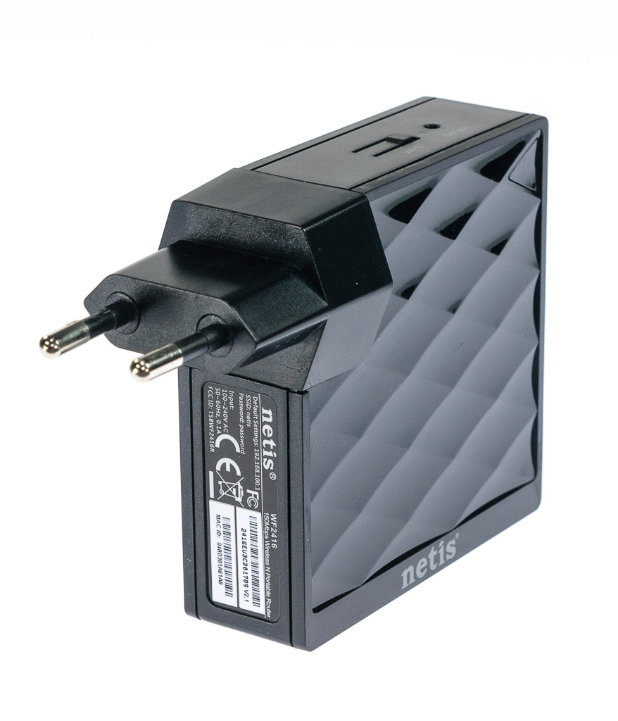 NETIS WF2416 Przenośny router standard N 150Mb/s 1T1R 2.4ghz 802.11bgn