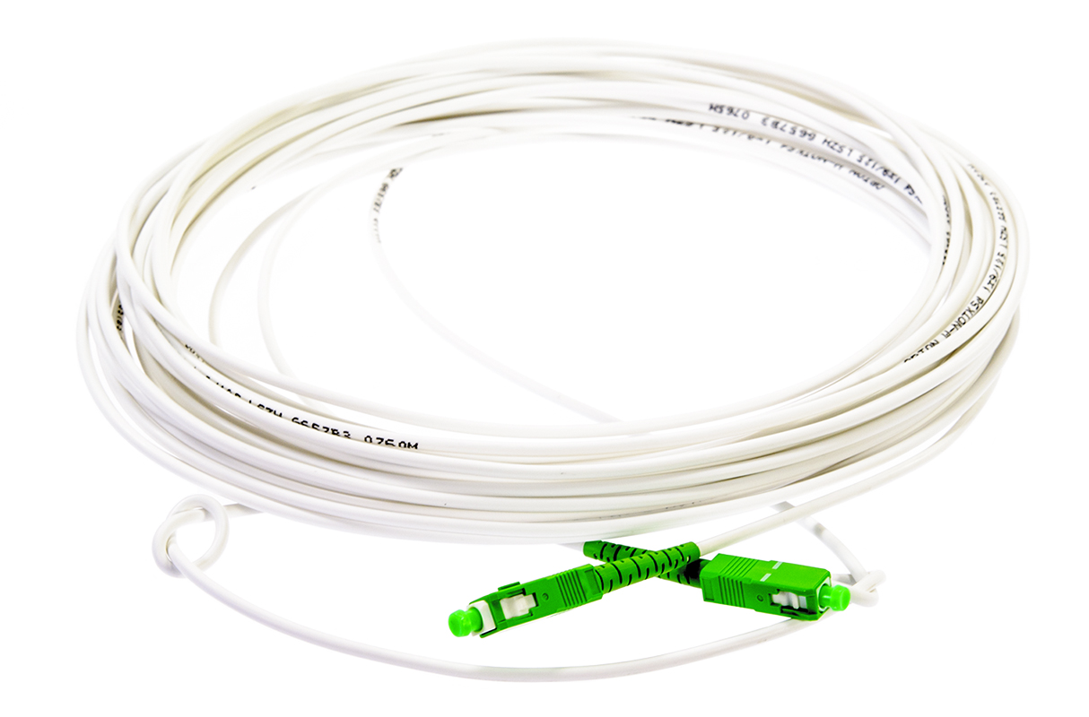 Patchcord światłowodowy Easy Flex SC/APC - SC/APC SM Simplex 10m G657.B3 Patchcord światłowodowy Easy Flex SC/APC - SC/APC SM Simplex 10m G657.B3