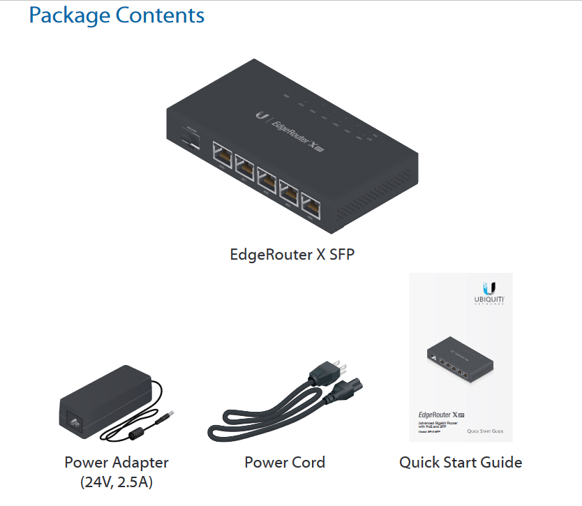Ubiquiti Edge Router X SFP